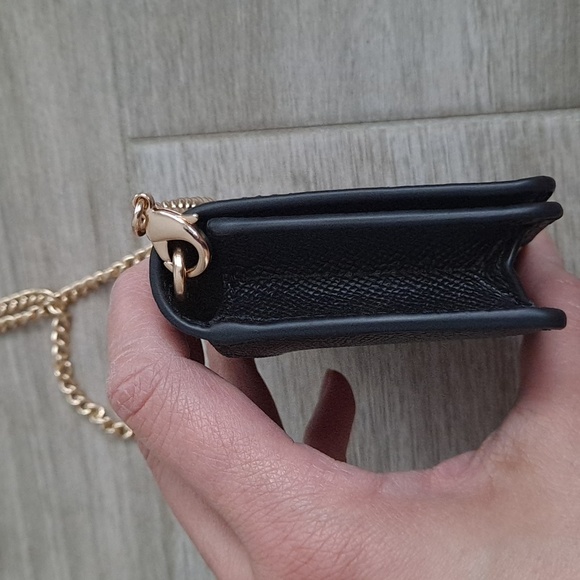 Coach | Bags | Nwt Coach Mini Wallet On Chain Black | Poshmark